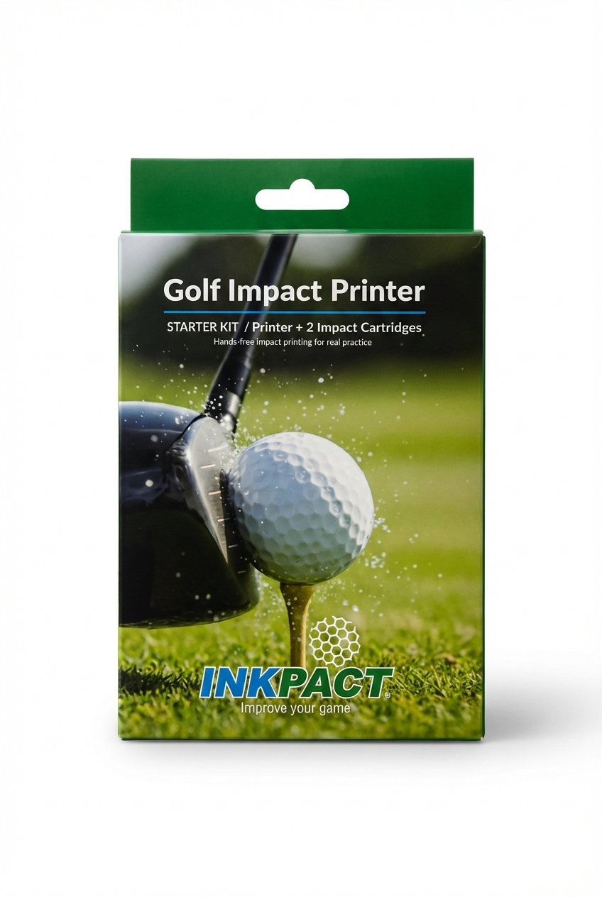 InkPact Starter Kit – Instant Golf Impact Feedback to Improve Striking ...